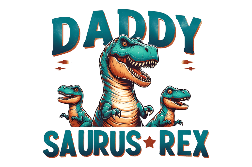 Daddy Saurus Rex - Tree Life Designs